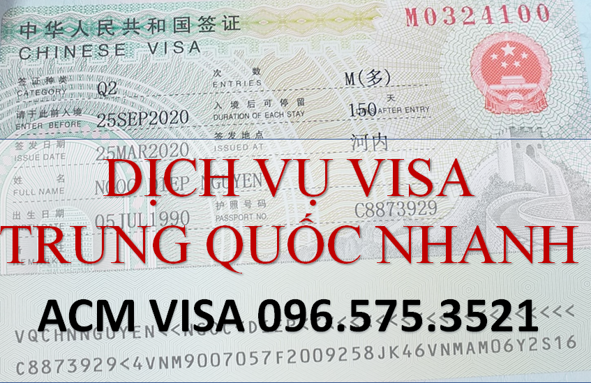 Công ty cung cấp dịch vụ Visa Trung Quốc chuyên nghiệp